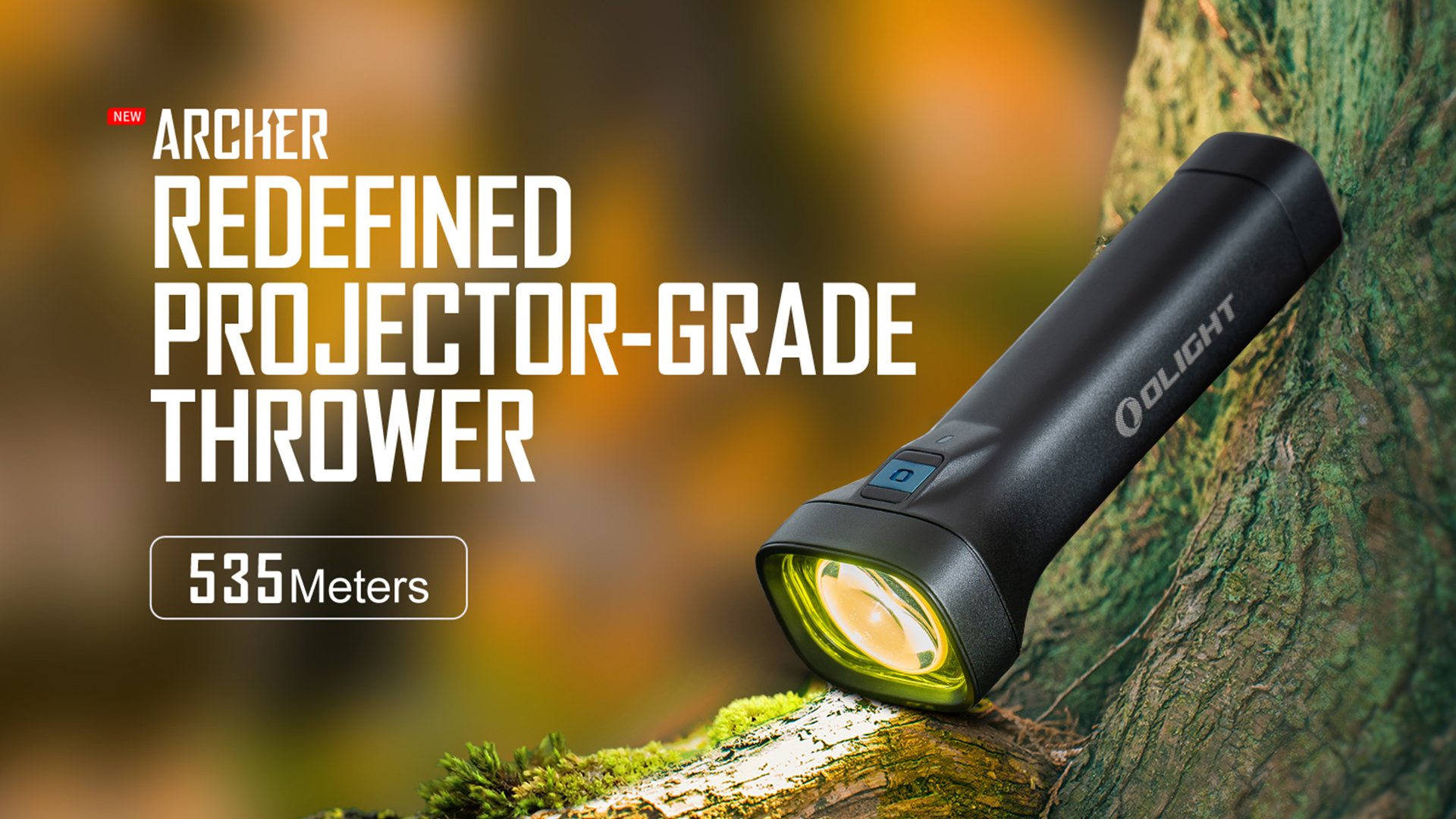 Archer - 1000 Lumen Torch For Long Range Sighting - Olight Australia