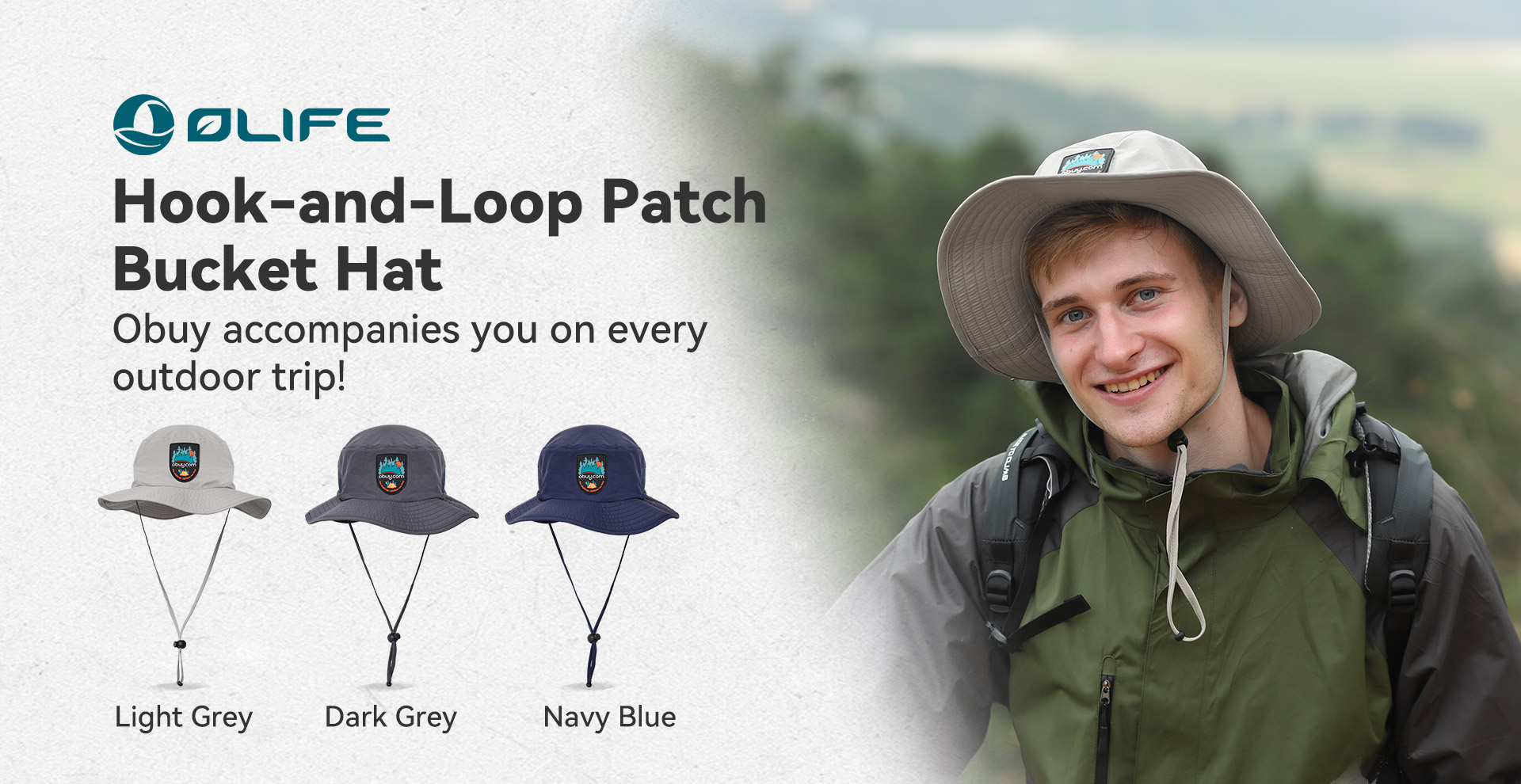 Olight Lightweight Outdoor Wide Brim Bucket Hat - Olight Australia